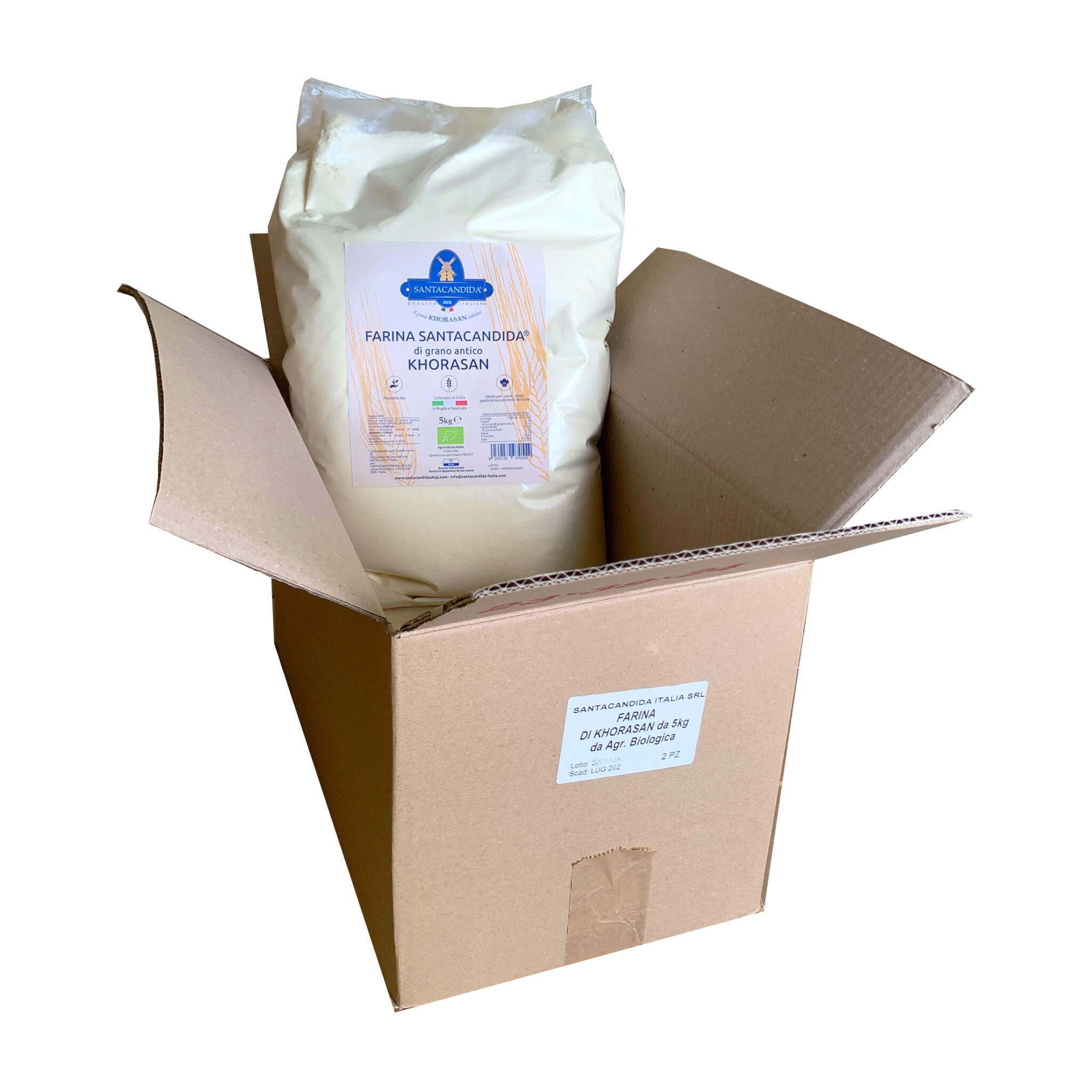 Box Farina 5Kg x 2 pz di Grano Khorasan | Santacandida Shop