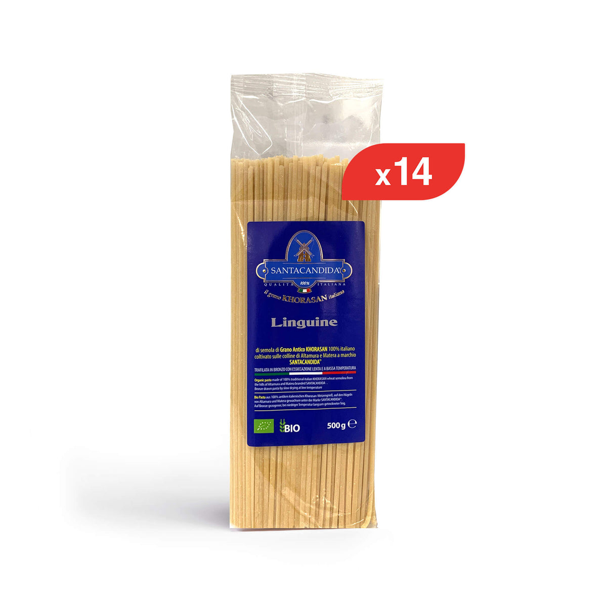 BOX Linguine di Khorasan bio 14 pezzi biologica | Santacandida Shop