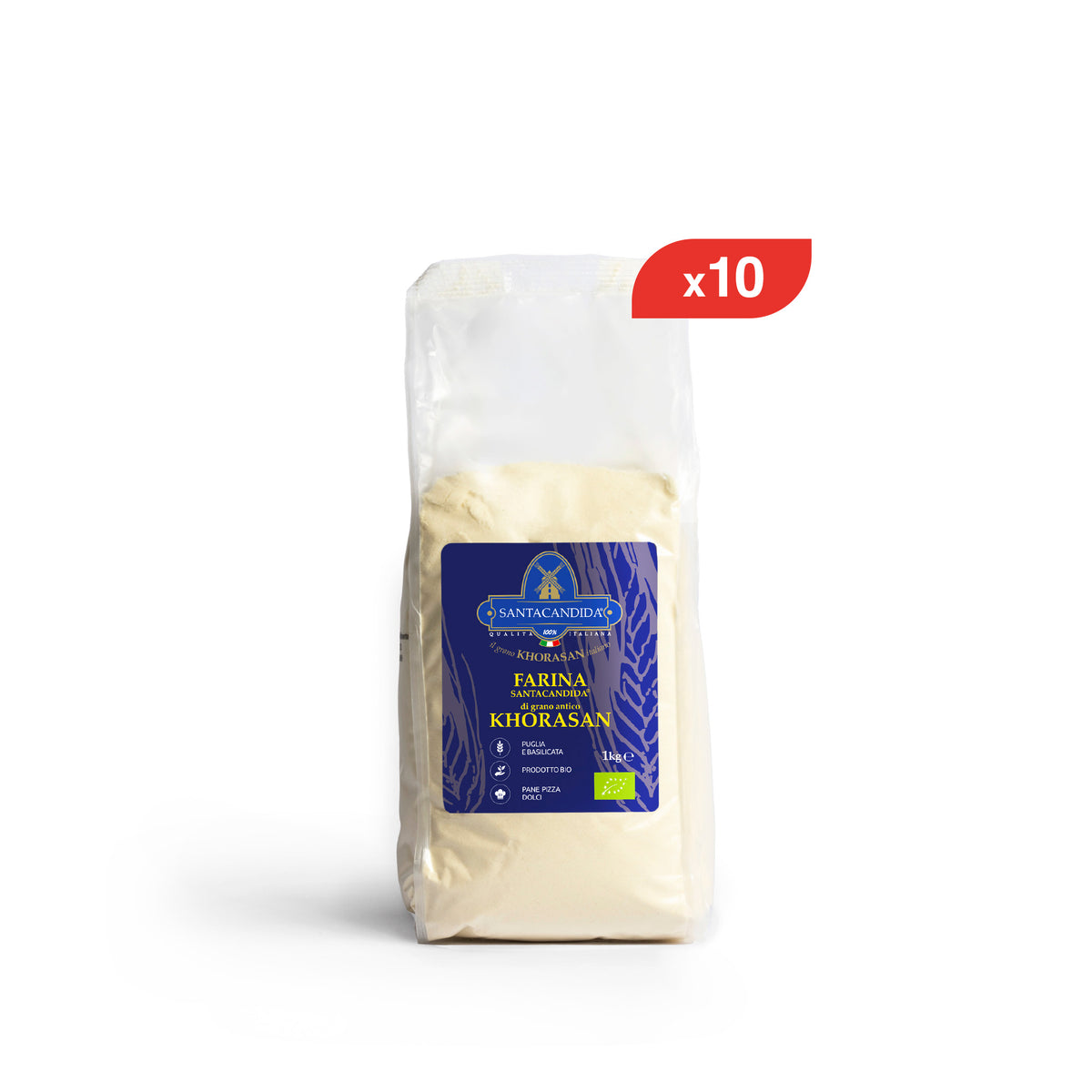 Box Farina 1Kg x 10 pz di Grano Khorasan | Santacandida Shop