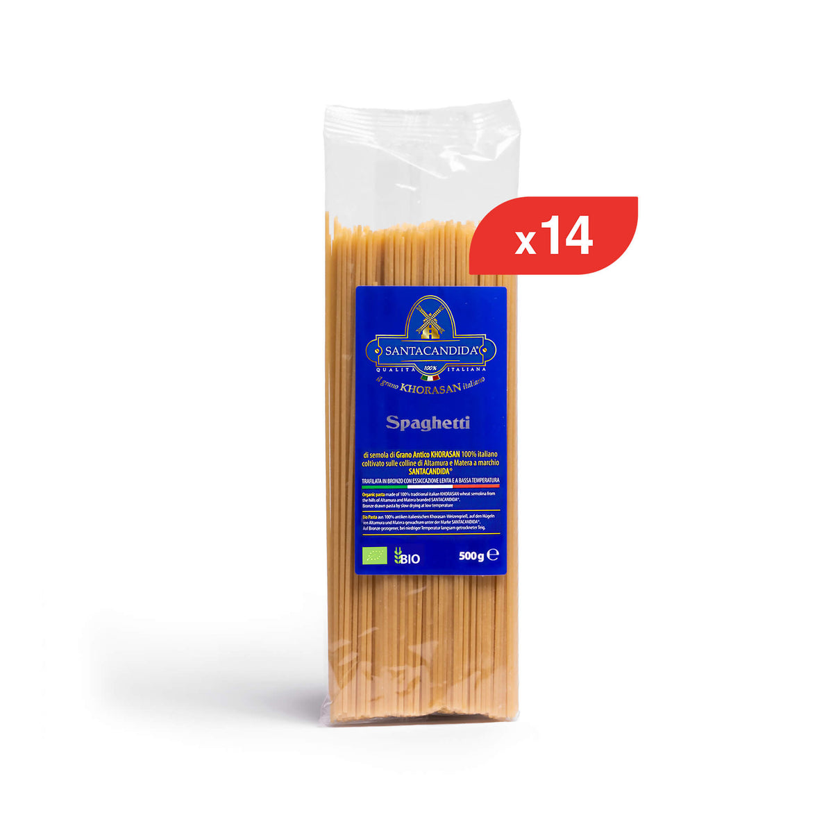 BOX Spaghetti di Khorasan bio 14 pezzi biologica | Santacandida Shop